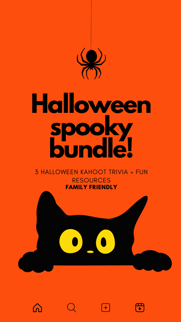 Halloween trivia extravaganza: family friendly bundle - Kahoot! Course