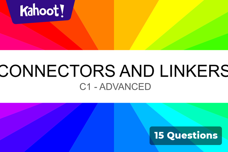 Connectors and linkers (with a COVID theme) - Kahoot! Quiz