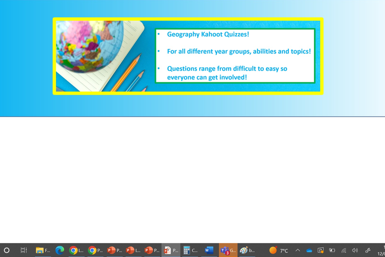 Kahoot! Quizzes by Geography Kahoot Quizzes!