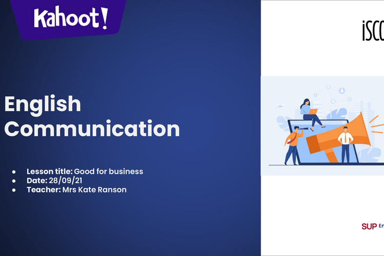 ISCOM 4 lesson 2 - Kahoot! Quiz