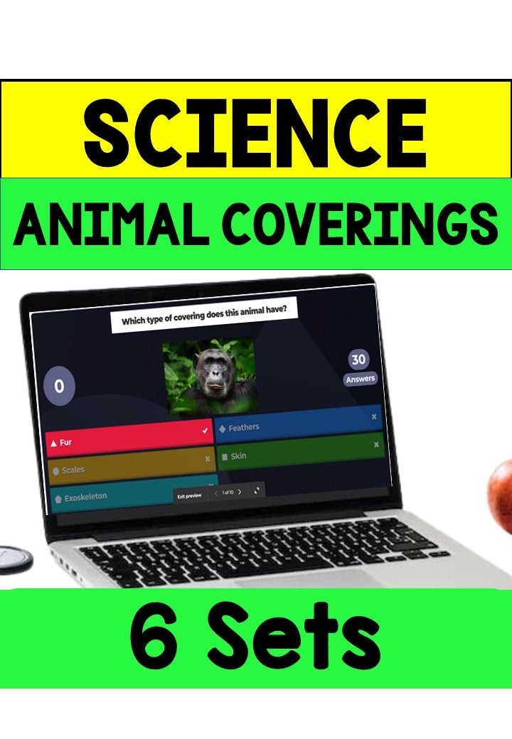 Animal Coverings - Fur, Feathers, Skin, Scales or Exoskeleton - Kahoot ...