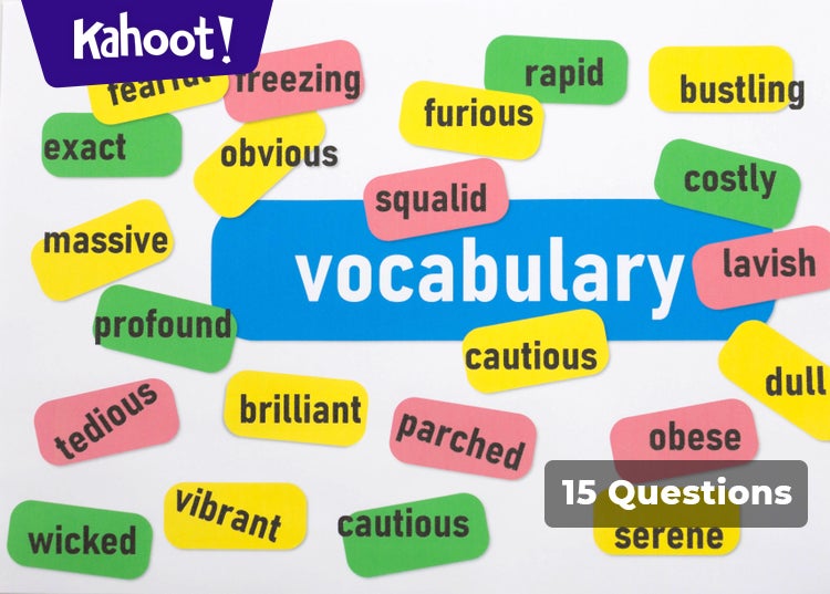 Intermediate Common Vocabulary 13 - Kahoot! Quiz