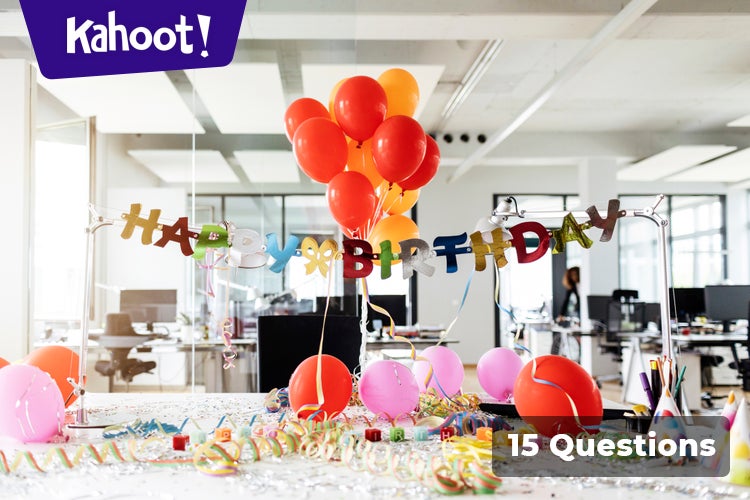 The birthday party - Kahoot! Quiz