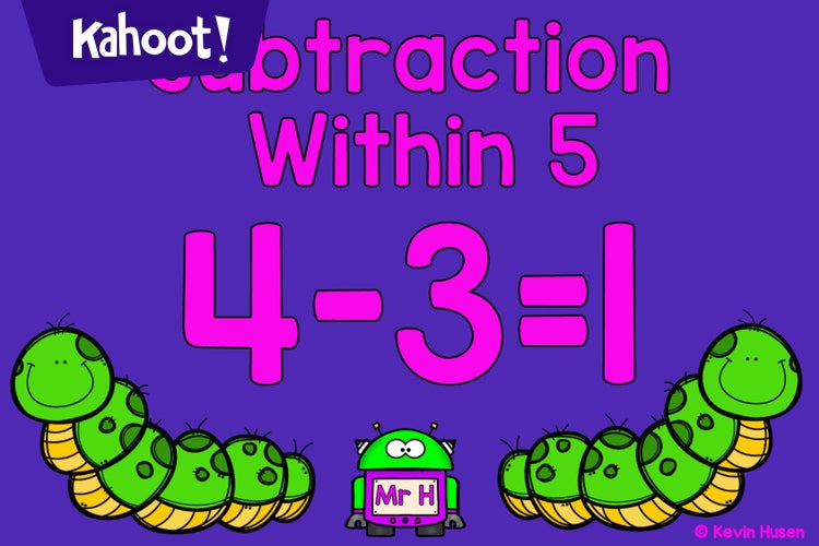 Subtraction Within 5 (Kindergarten 1st Grade Math Kahoot!) - Kahoot! Quiz