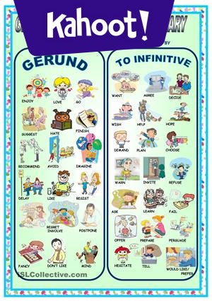 Gerund and Infinitive - Kahoot! Quiz