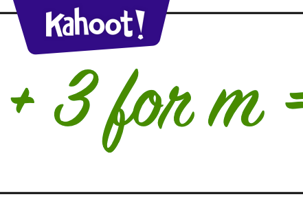 1-6 Variables and Algebraic Expressions - Kahoot! Quiz