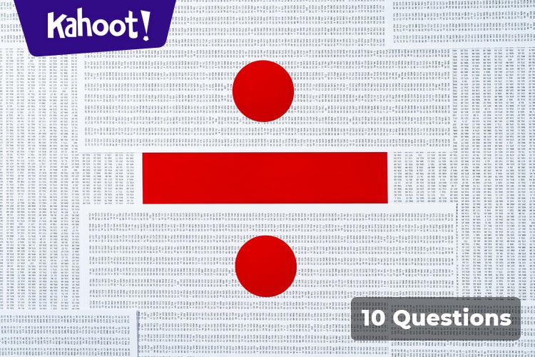 Division Practice (4-8) - Kahoot! Quiz