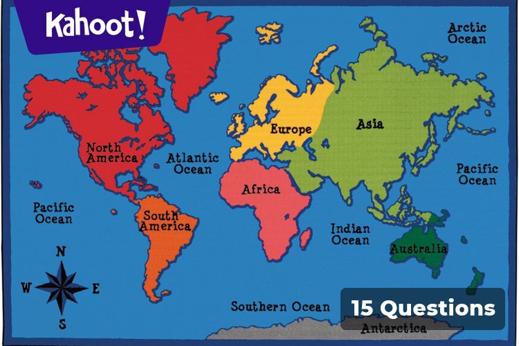 Continents & Oceans - Kahoot! Quiz