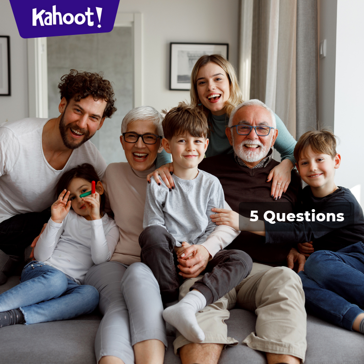 Family - ESL - 5 Questions - Fast - Kahoot! Quiz