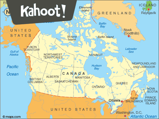 Canadian Geography - Kahoot! Quiz