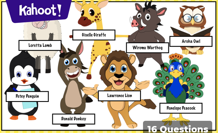 The Communication Whānau: Characters' Jobs - Kahoot! Quiz