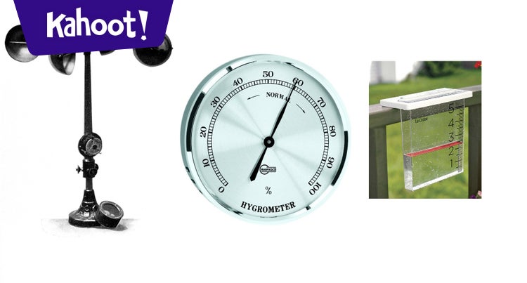 Slides about weather vocabulary - Kahoot! Quiz