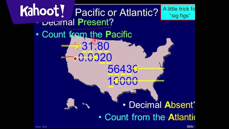 CP Lab Chemistry - Scientific Notation and Significant Figures - Kahoot ...
