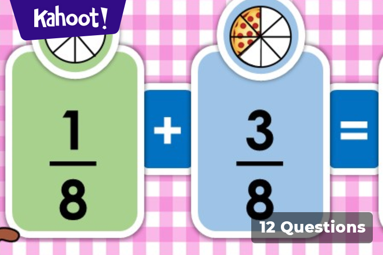 Math - Adding Fractions With Like Denominators - Kahoot! Quiz