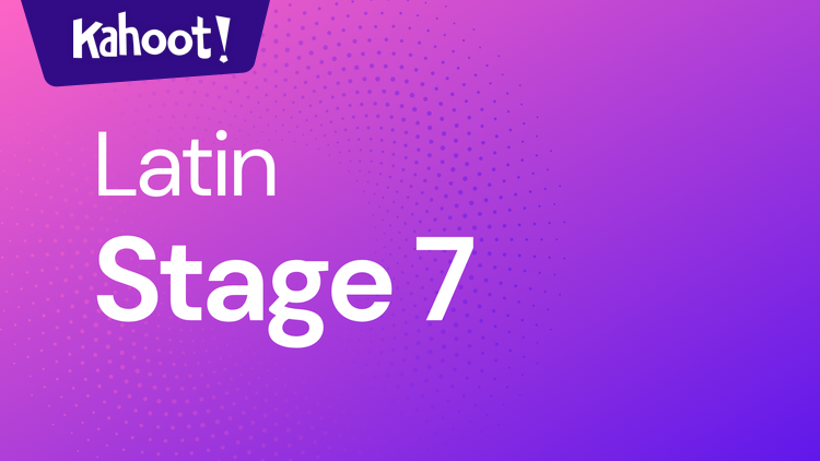 Latin Stage 7 Vocabulary - GCSE Latin CLC - Kahoot! Quiz