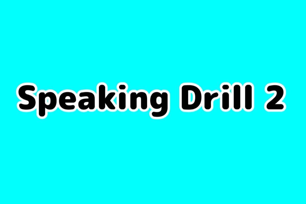 中2 Speaking Drill 2 - Kahoot! Quiz