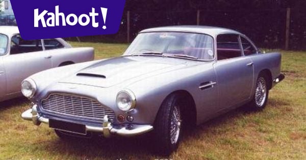 Gone in 60 seconds cars - Kahoot! Quiz