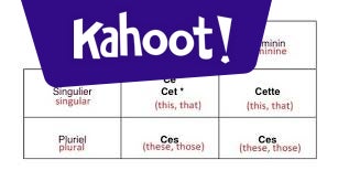 D'accord I 6A.1 Demonstrative Adjectives - Kahoot! Quiz