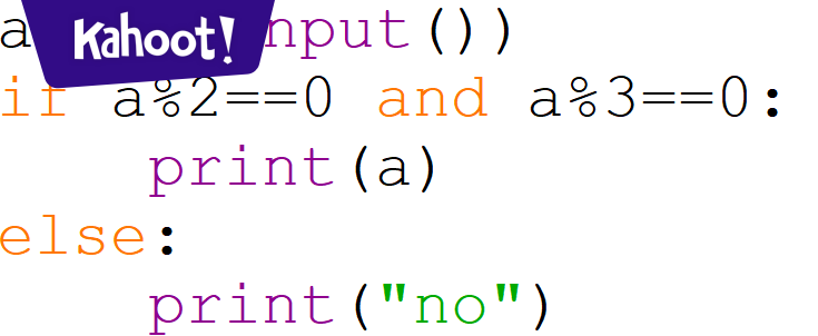 Python sınaq 1 - Kahoot! Quiz