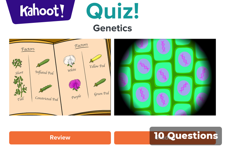 BrainPOP: Genetics - Part 2! - Kahoot! Quiz