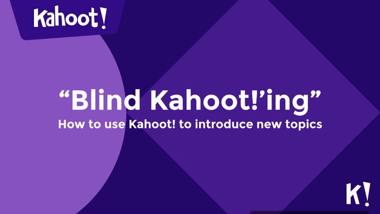 How to make a "Blind" kahoot - Duplicate me to make your own! - Kahoot! Quiz