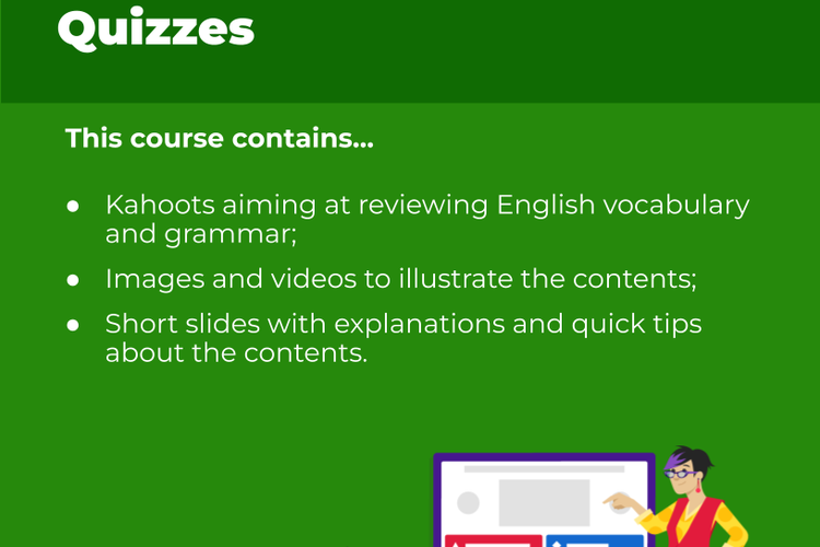 English Grammar and Vocabulary Quizzes - Kahoot! Course