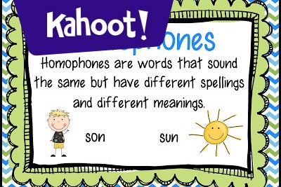 Homophones (Resource) - Kahoot! Quiz
