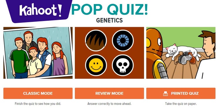 BrainPOP: Genetics - Kahoot! Quiz