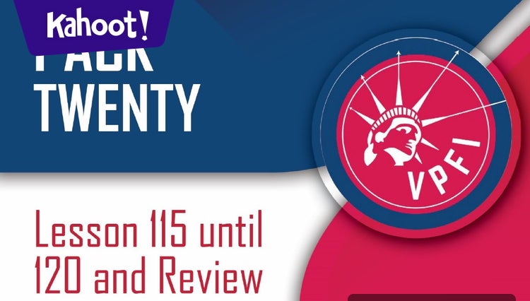 LESSON 116 - Kahoot! Quiz