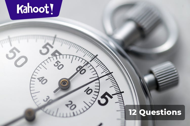 Time Units Review - Kahoot! Quiz