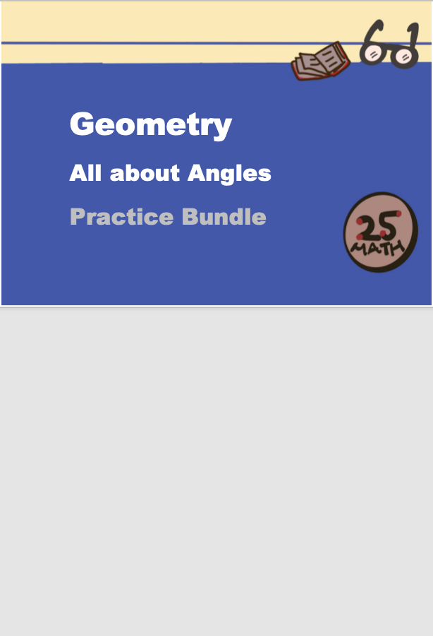 Geometry: All about Angles - Practice Bundle - Kahoot! Course