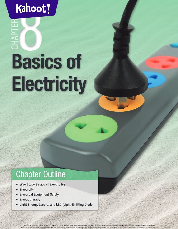Electricity Ch.8 - Kahoot! Quiz