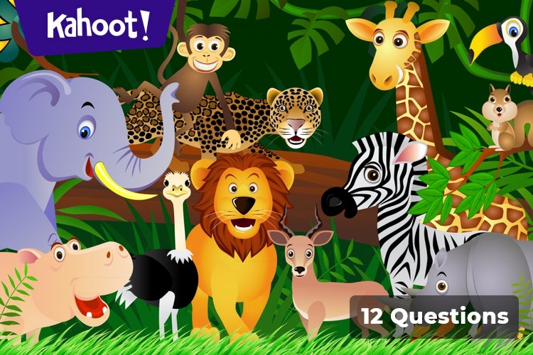 Wild animals (nice) - Kahoot! Quiz