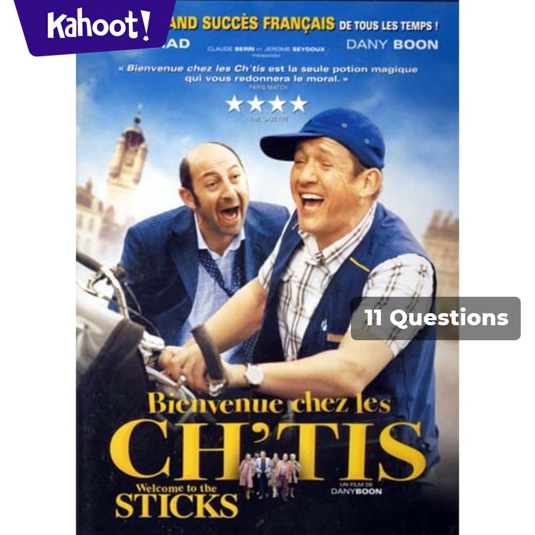 Duplicate of Bienvenue chez les ch'tis - Kahoot! Quiz