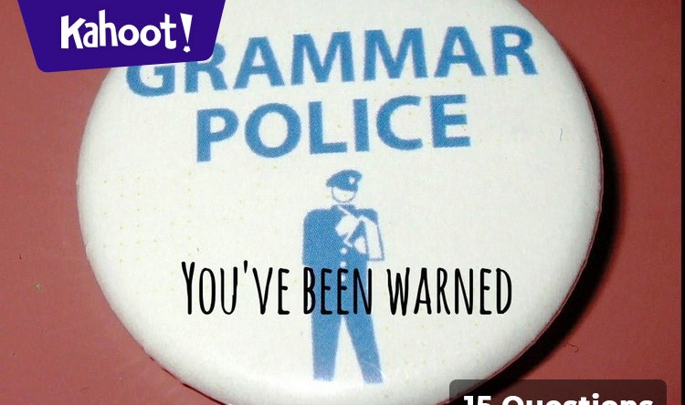 English Grammar-5th grade - Kahoot! Quiz