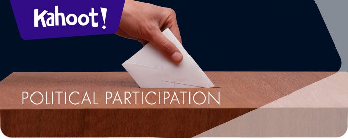 Review for Unit 2: Political Participation - Kahoot! Quiz