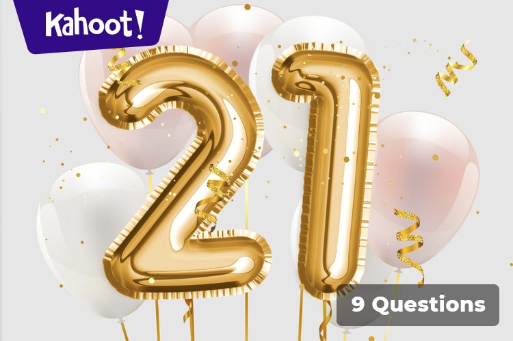 21st Birthday celebration: Fun facts about the number 21! - Kahoot! Quiz