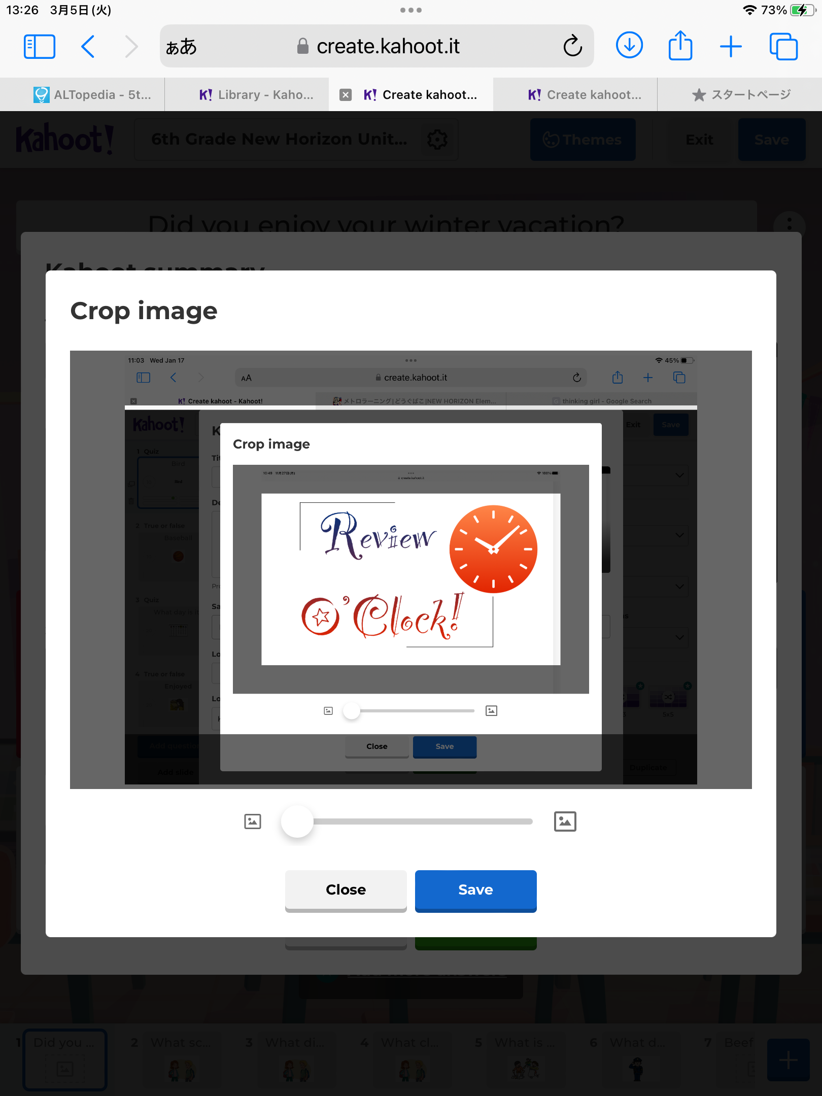 5th Grade New Horizon Units 1-8 - Kahoot! Quiz