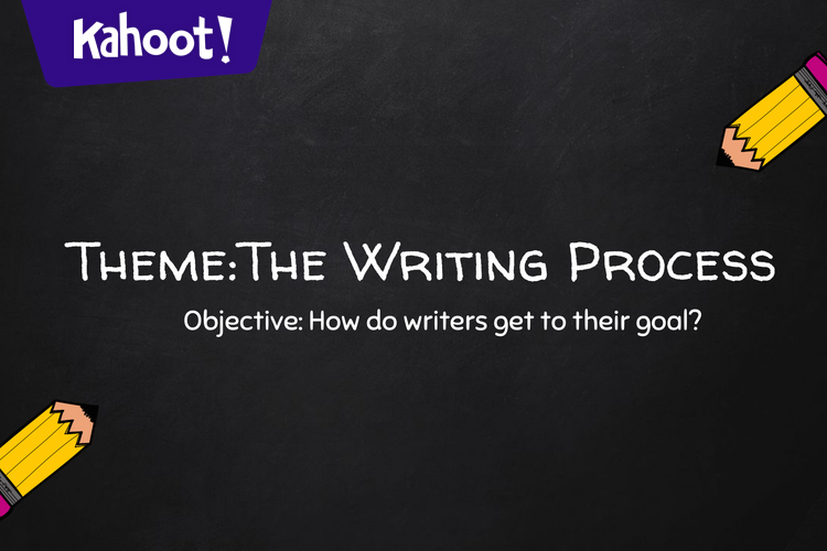 The Writing Process - Kahoot! Quiz