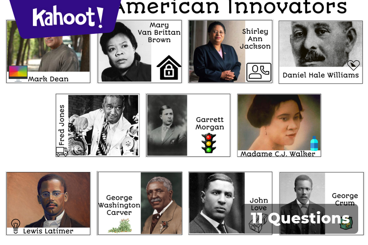 African American Innovators - Kahoot! Quiz
