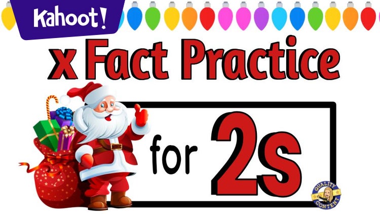 x2 Multiplication Facts (x1 to x12) & Commutative Property - Kahoot! Quiz