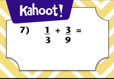 fractions - Kahoot! Quiz