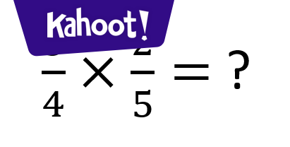 Multiplication of Fractions Set 1 - Kahoot! Quiz