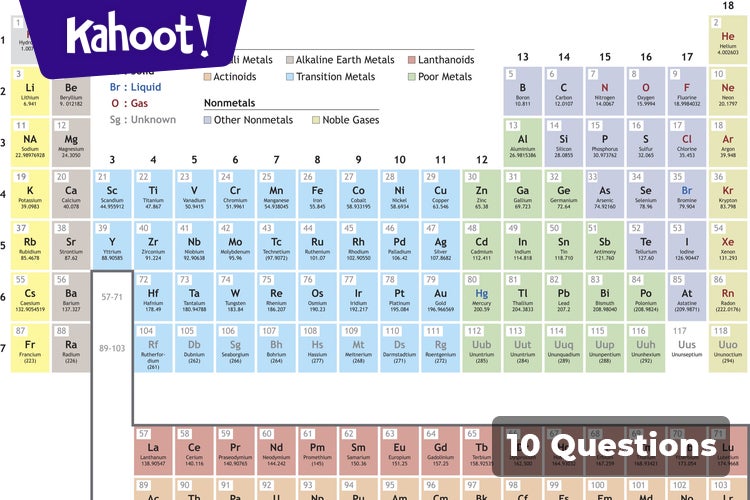 Year 1 Chemistry Revision Quiz - Kahoot! Quiz