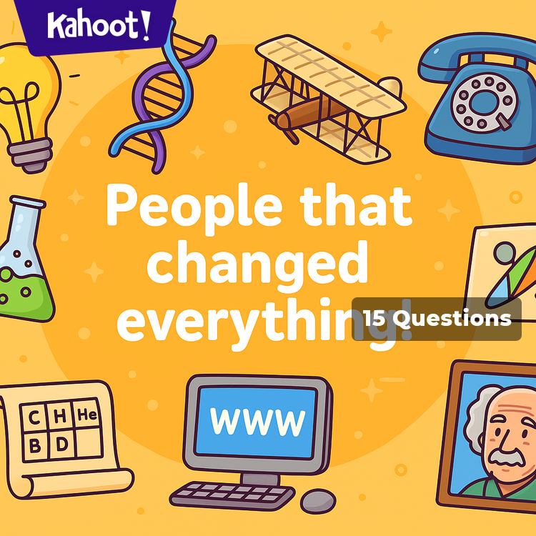 People that changed everything! - Kahoot! Quiz