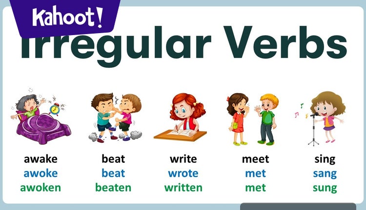 Irregular Verbs in the Past Tense - Kahoot! Quiz