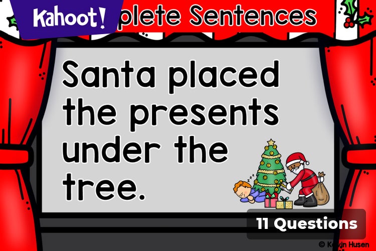 Complete Sentences (December Holiday Christmas 3rd Grade Language Arts ...