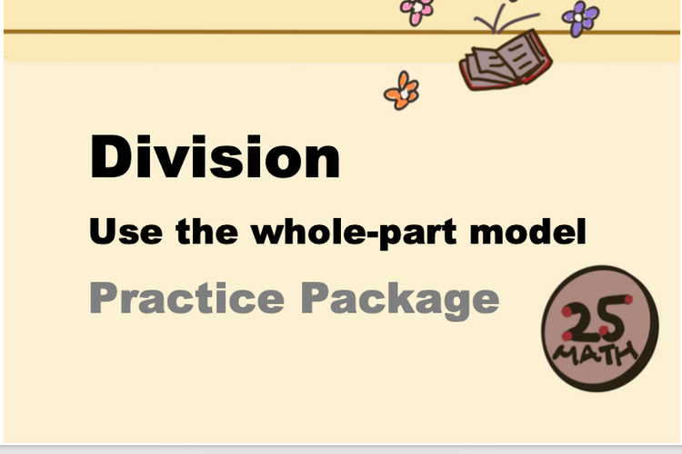 Division: Using the whole-part models - Kahoot! Course