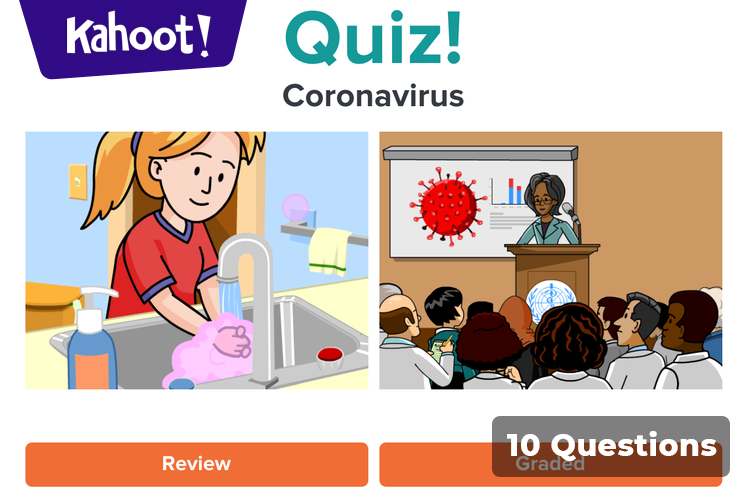 BrainPOP: Coronavirus - Kahoot! Quiz