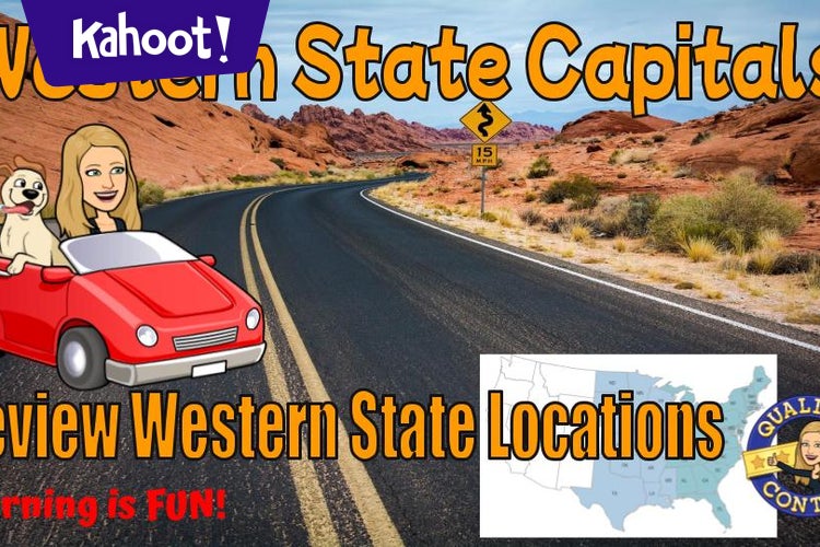 Western State Capitals & Review W-State Locations - Kahoot! Quiz